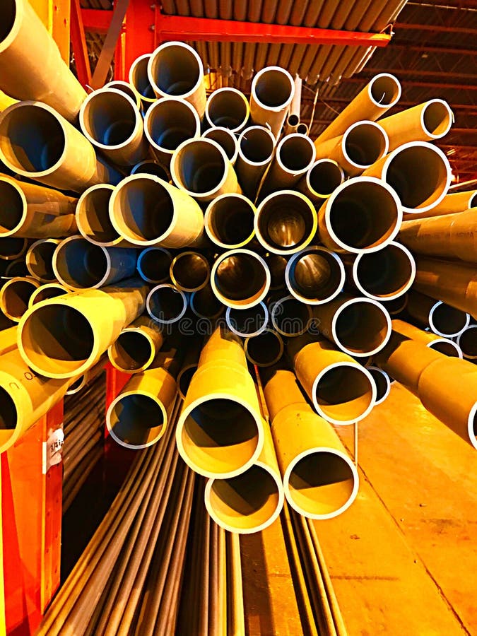 Pipe ends stock photo. Image of ends, pipe, away, view - 98578692