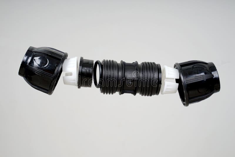 Pipe Extension Isolated White Stock Photo - Image of industrial, pipe ...