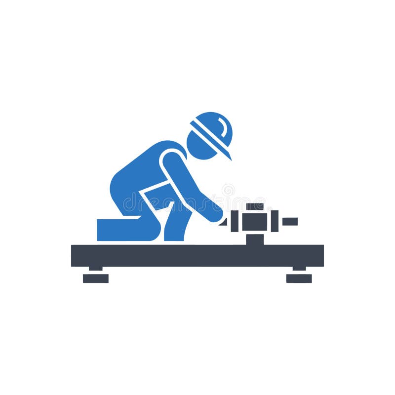 Pipe Fitting Icon stock illustration. Illustration of pipework - 373152140