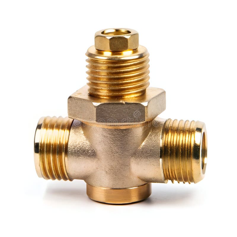 Pipe Fitting Jet, Isolated on White Background Stock Illustration ...