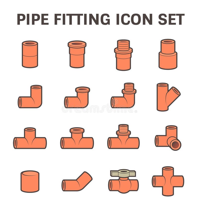 Pipe fitting vector stock vector. Illustration of industrial - 101071209