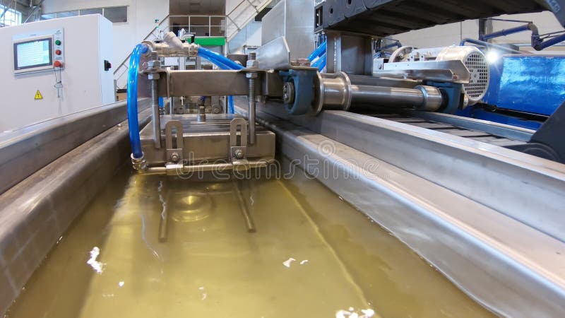 Pipe Flushing Technology. Cleaning of Pipes in Production. Stock Video ...