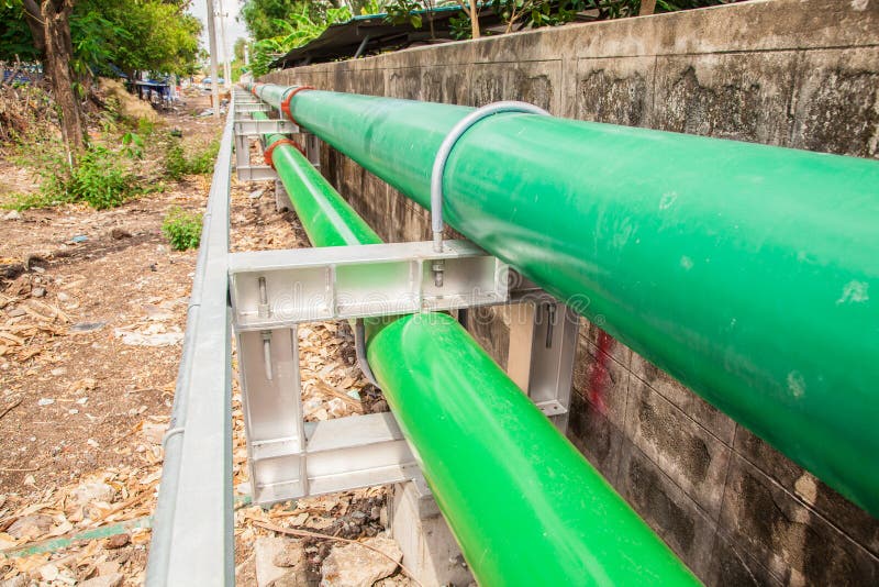 Pipe green stock photo. Image of smokestack, generation - 67240300