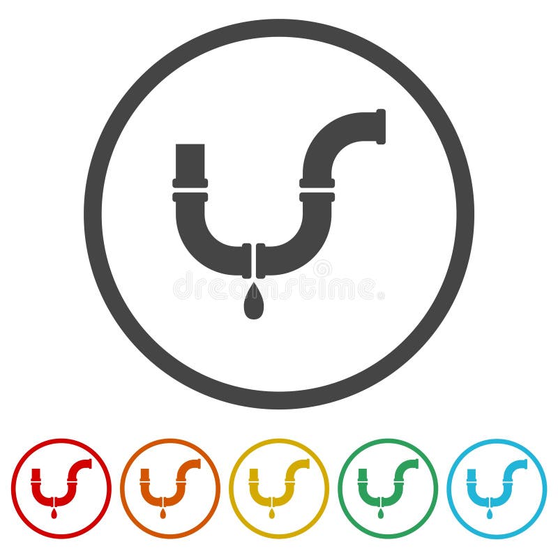 Piping Connection Icons Set Flat Stock Illustrations – 53 Piping ...