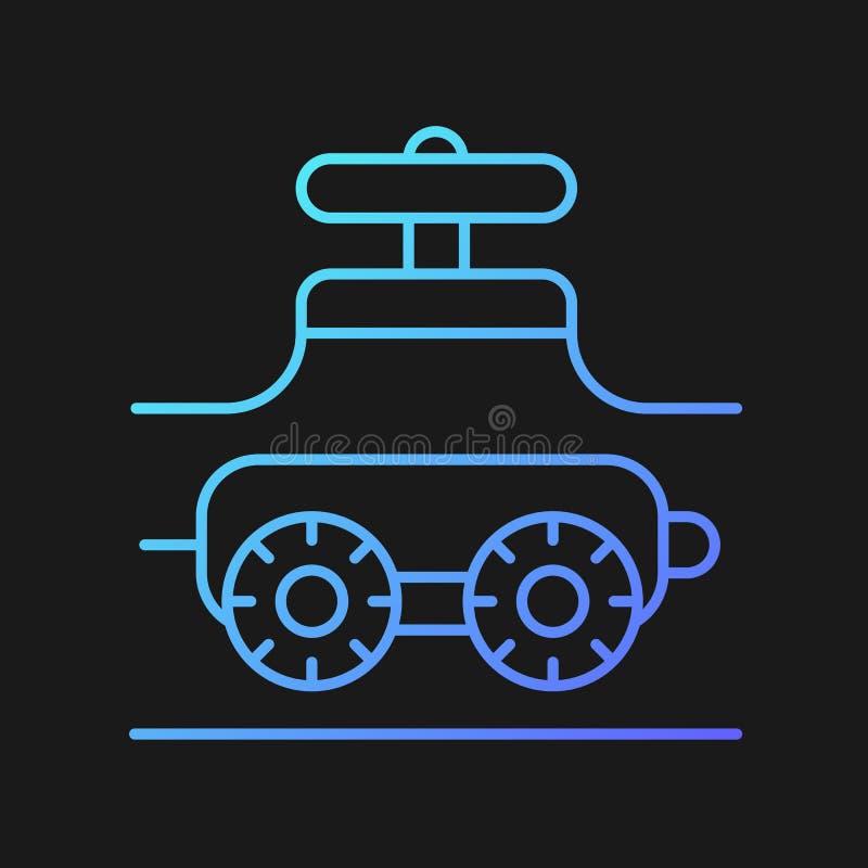 Pipe-inspecting Robots Black Glyph Icon Stock Vector - Illustration of ...