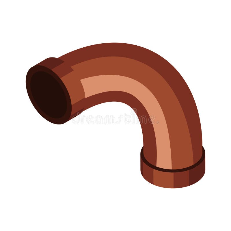 Pipe Isometric Icon stock vector. Illustration of plumbing - 275204587