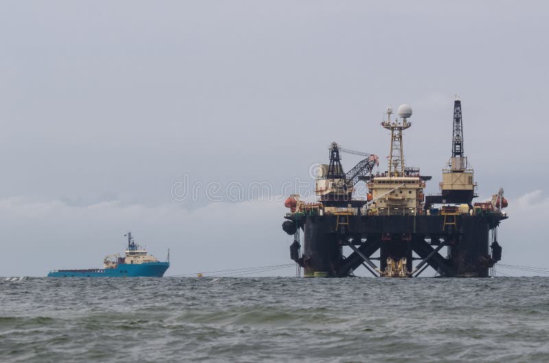 PIPE LAYER PLATFORM stock image. Image of project, commercial - 229242179