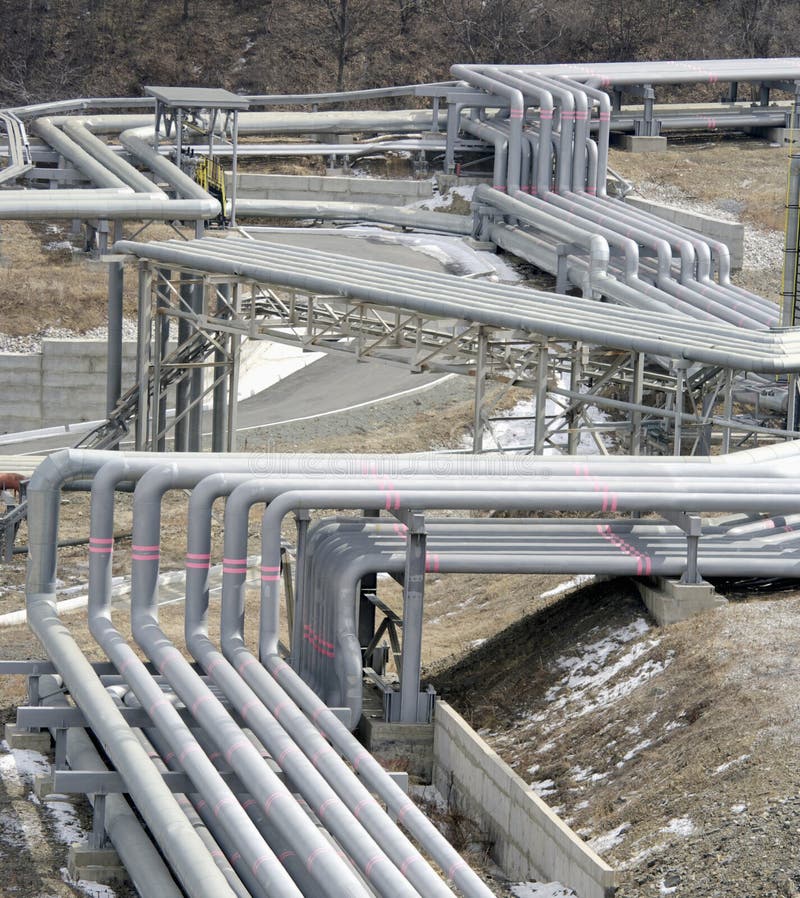 Irrigation pipeline stock photo. Image of transportation - 10187822