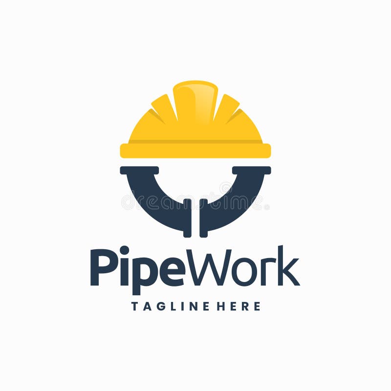 Pipe, Logotype, Plumbing, Service, Pvc Stock Vector - Illustration of ...