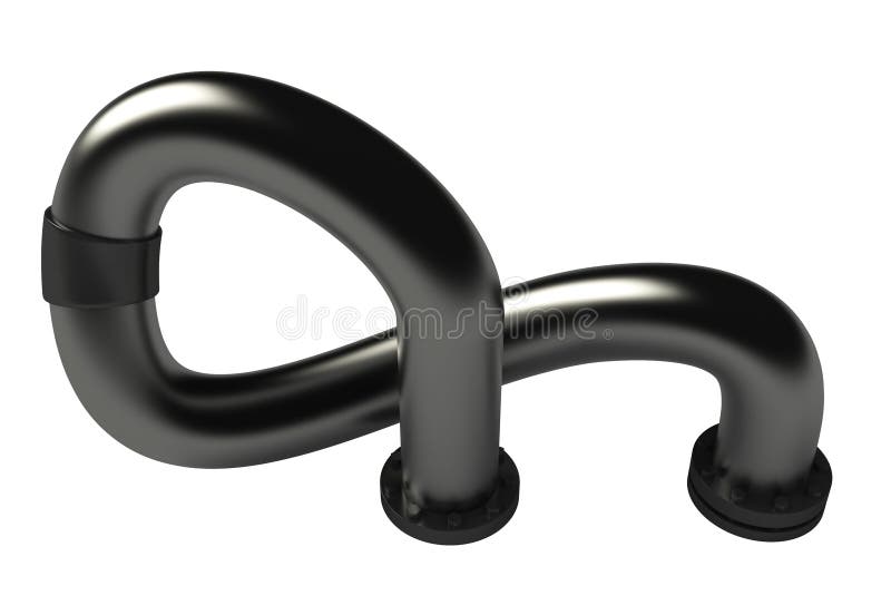 Pipe Loop stock illustration. Illustration of heating - 7087698