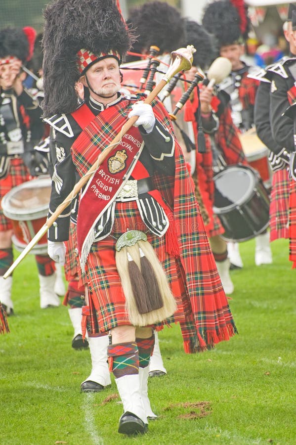 Pipe Major at Braemar Royal Gathering Editorial Stock Photo - Image of ...