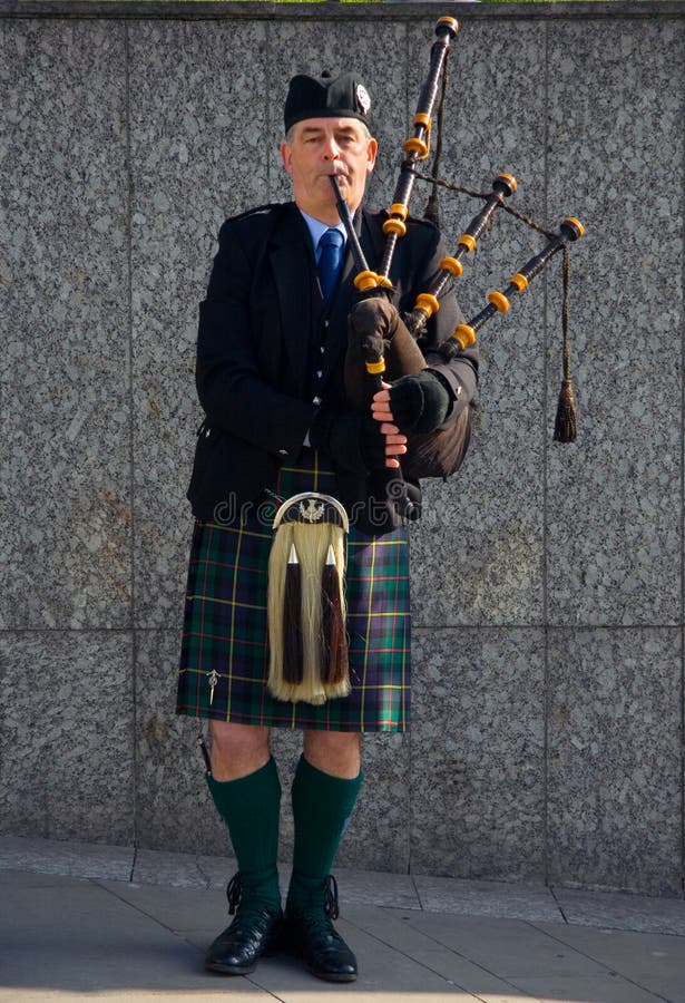 Pipe man editorial photo. Image of outdoor, highlands - 37466156