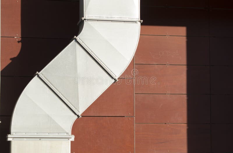 Pipe minimal style stock image. Image of light, metal - 36762633