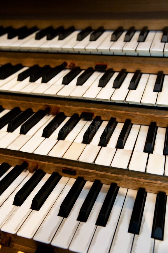 Pipe Organ Keyboard stock image. Image of pipe, traditional - 4032103