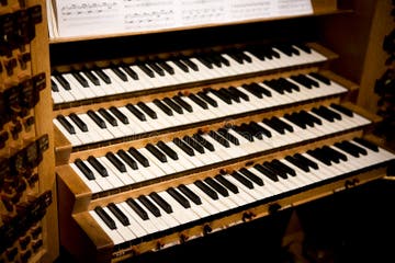 Pipe Organ Keys stock image. Image of layer, keys, keyboard - 4259129