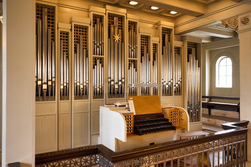 The Pipe Organ of the Reykjavik Cathedral. Iceland Editorial Image ...