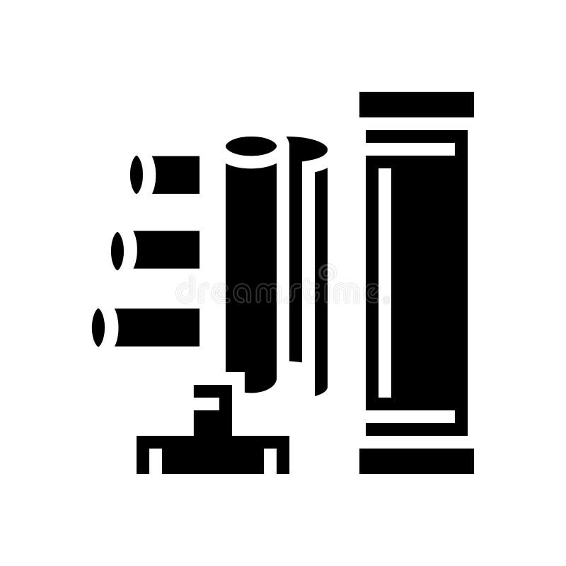 Pipe Plastic Waste Line Icon Vector Illustration Stock Vector ...