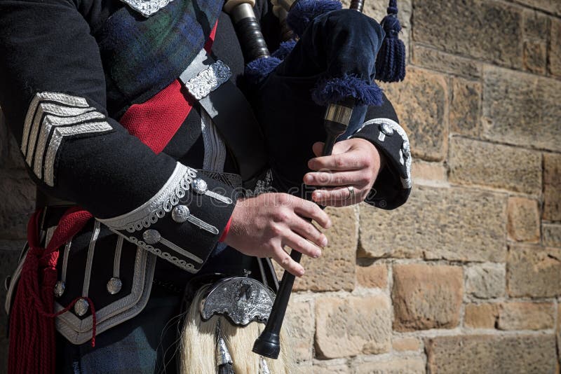 Pipe player stock image. Image of costume, playing, caucasian - 58004371