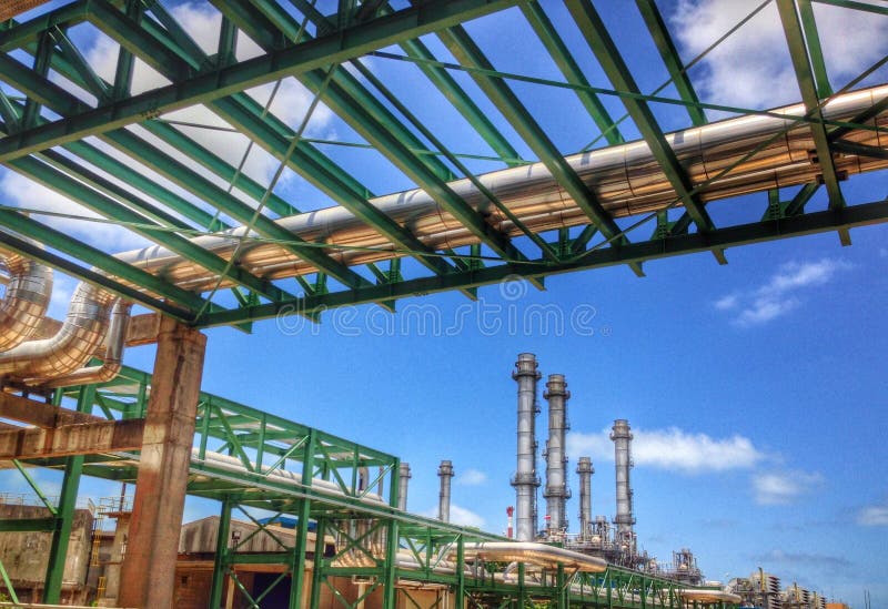 Pipe rack stock photo. Image of worker, pipe, work, industrial - 31368564