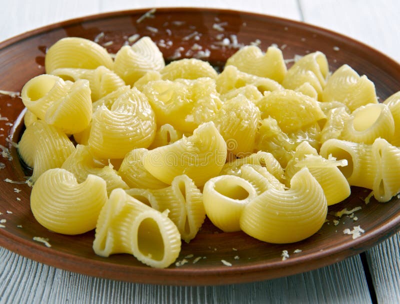 Pipe rigate pasta stock photo. Image of diet, table, traditional - 58583674