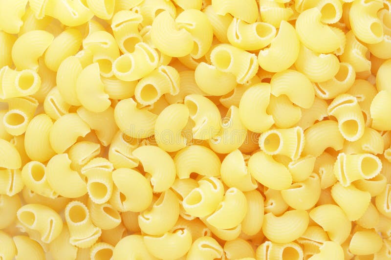 Italian Pipe Rigate Macaroni Pasta Raw Food Background or Texture Stock ...