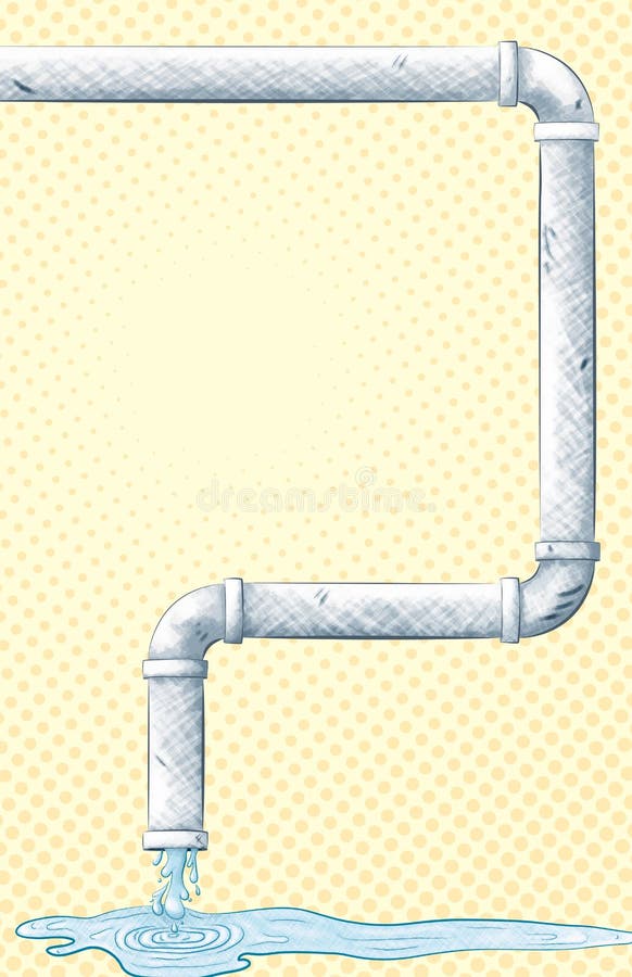 Cartoon Leaking Pipe Stock Illustrations – 565 Cartoon Leaking Pipe ...