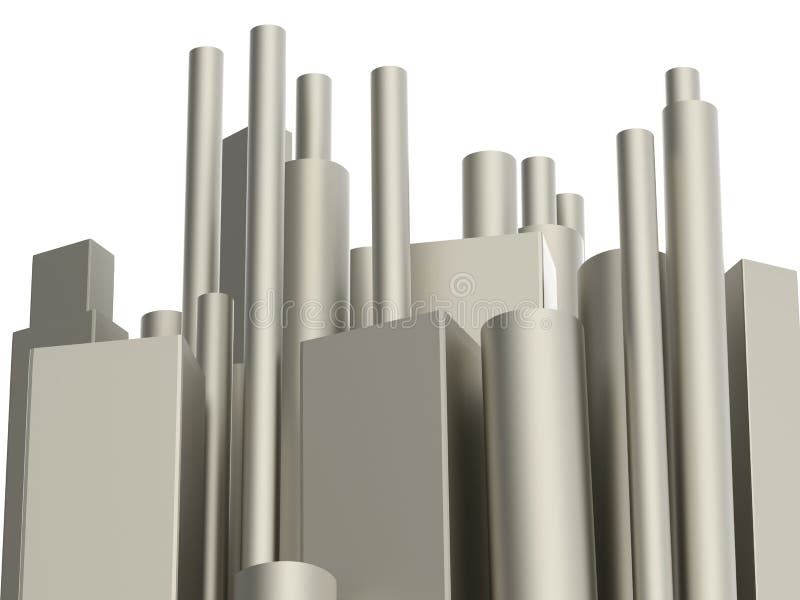 Pipe side view stock illustration. Illustration of industrial - 76595203