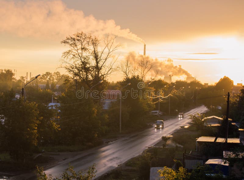 Pipe with Smoke Polluting the Atmosphere, Environmental Problems in the ...