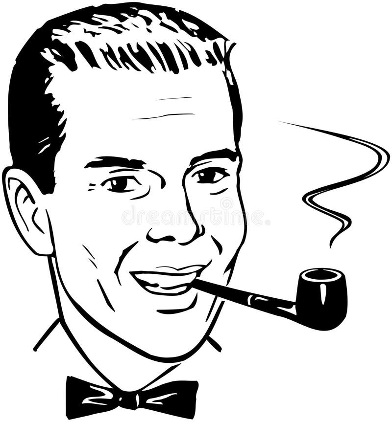 Pipe Smoking Logo Icon Vector Illustration Design.Tobacco, Cigar, Pipe ...