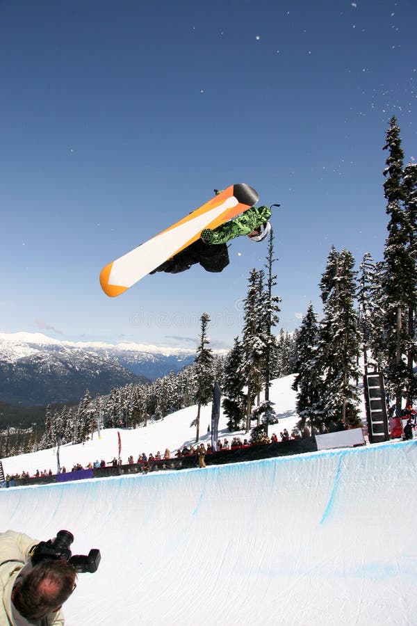 Race World Cup Snowboard Half Pipe Editorial Image - Image of cold ...