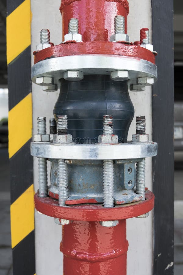 Pipe system in building stock image. Image of interior - 99760817