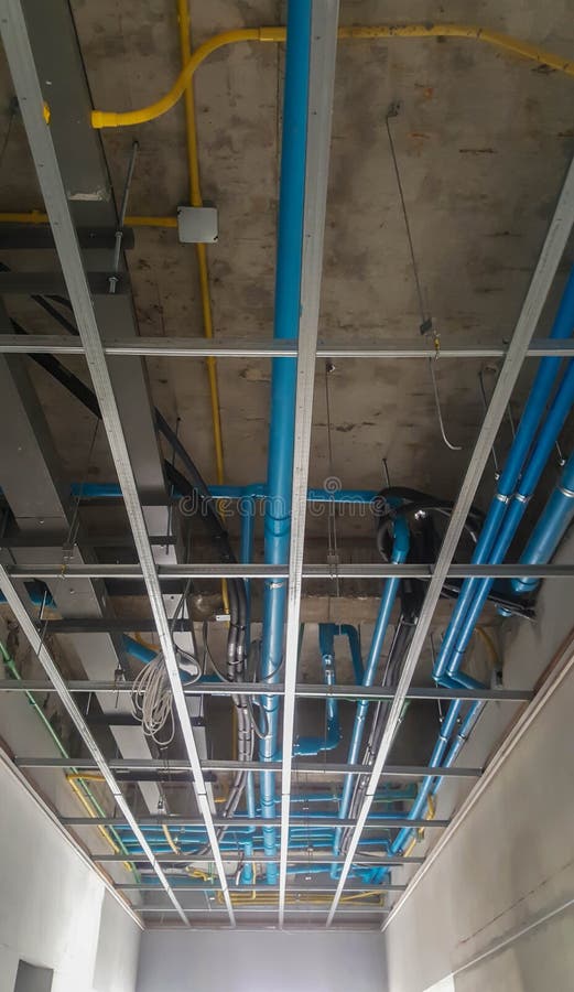 Pipe System in Construction Stock Image - Image of excavation ...