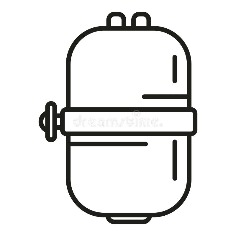 Pipe Tank Icon Outline Vector. Water Filter Stock Vector - Illustration ...