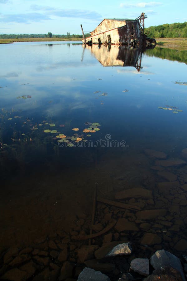 Pipe to the shack stock photo. Image of dirty, industry - 26634566