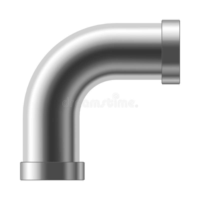 Pipe Turn Section Composition Stock Illustration - Illustration of ...