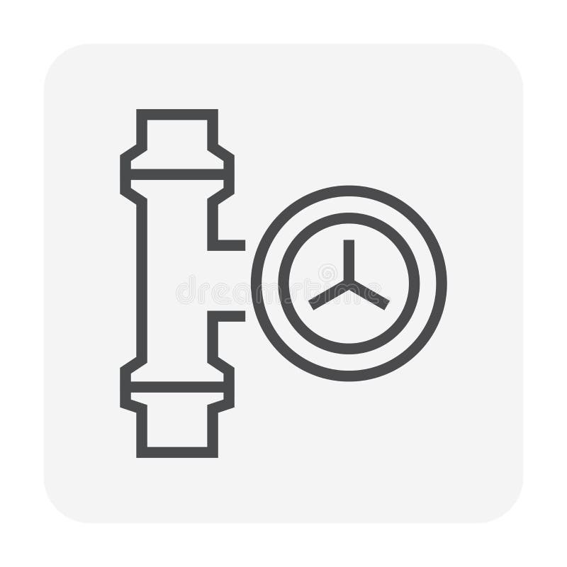 Pipe valve icon stock vector. Illustration of manufacture - 159797150