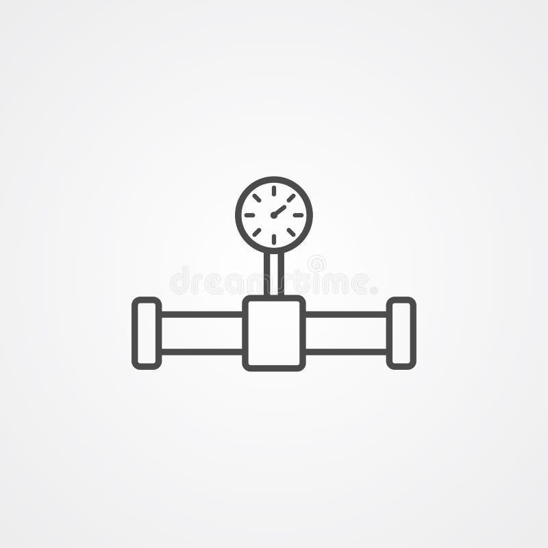 Pipe Vector Icon Sign Symbol Stock Vector - Illustration of design ...