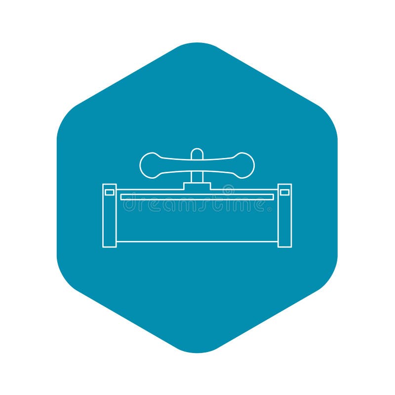 Pipe with Water Valve Icon, Outline Style Stock Vector - Illustration ... Pipe with Water Valve Icon, Outline Style Stock Vector - Illustration ...