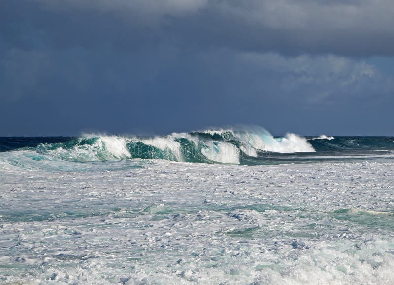 Pipe Wave in North Shore, Oahu, Hawaii Stock Image - Image of outdoors ...