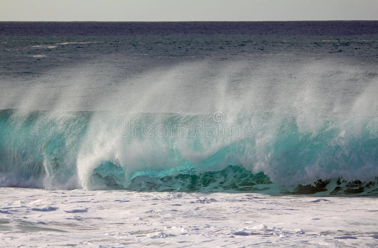Pipe Wave in North Shore, Oahu, Hawaii Stock Image - Image of outdoors ...