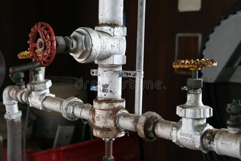 Pipe And Wheels Sprinkler System In A Snowy Field Stock Image - Image ...