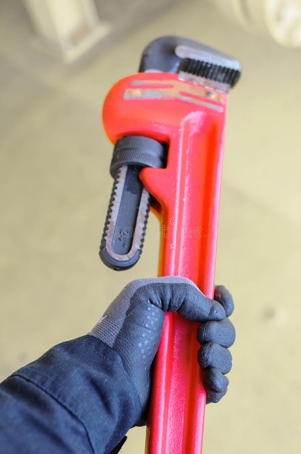 Pipe Wrench or Plier Wrench, Tools Equipment for Use in Heavy Job ...