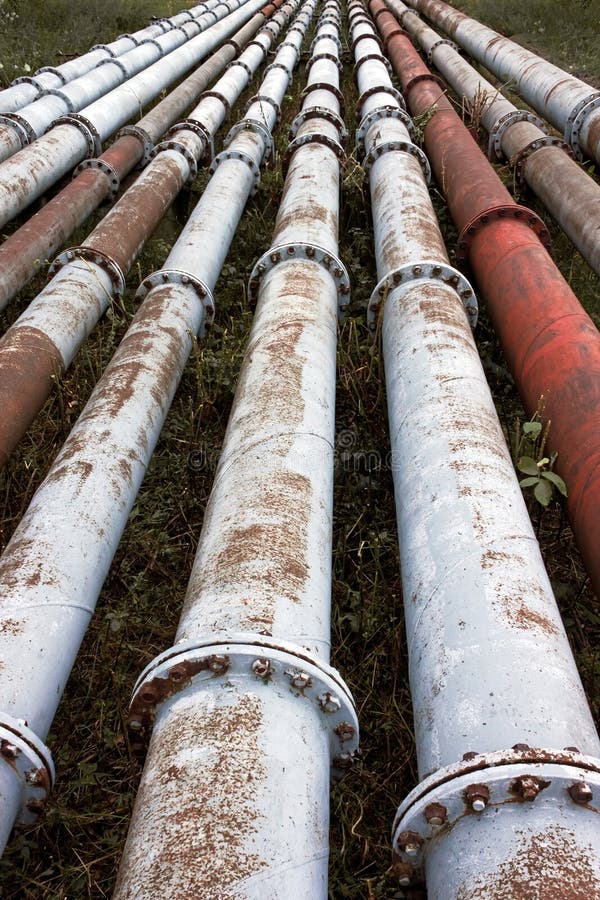 Rusty pipeline stock image. Image of control, pipelines - 34686565