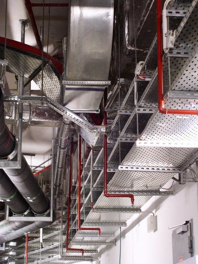 Cleanroom subfab stock photo. Image of pipes, hightech - 3134178