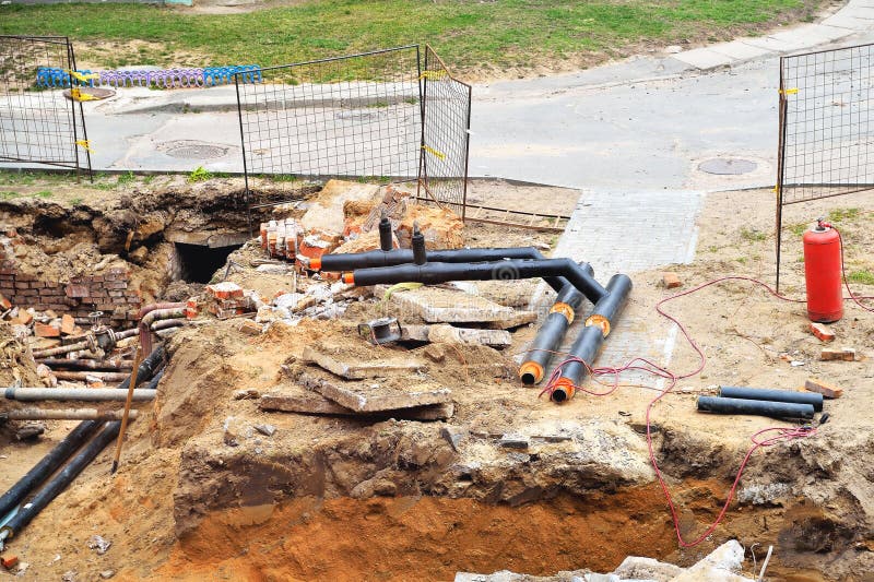 Pipeline Accident, Replacement of Old Emergency Pipes of the Water ...