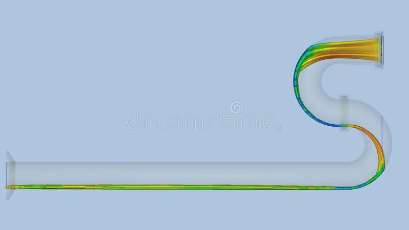 Pipeline Airflow Simulation Cfd Simulation Computational Fluid 2714