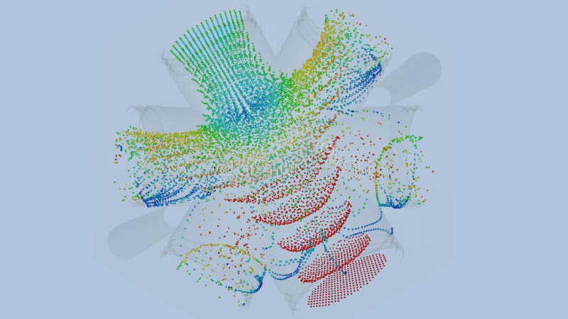 CFD Simulation - Pipeline Branches Airflow Simulation Stock Video ...