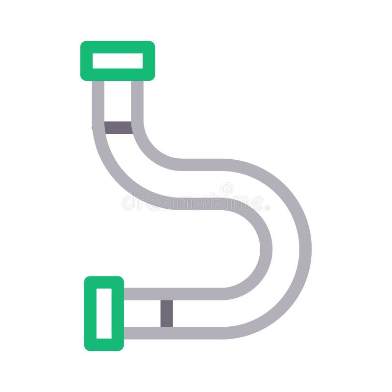 Pipeline Thin Line Vector Icon Stock Vector - Illustration of outlines ...