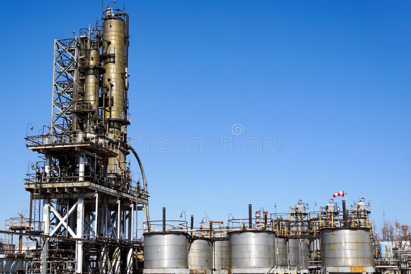 Oil Refinery in Russia. Equipment and Complexes for Hydrocarbon ...