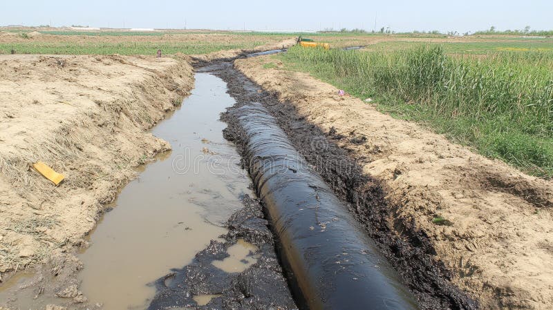 Pipeline Construction in a Field: Environmental Impact and Earthworks ...